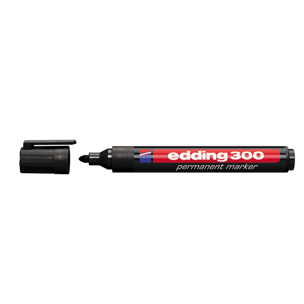 Marker permanent E-300 1,5-3mm industrijsko pakovanje crna (08M300XB)