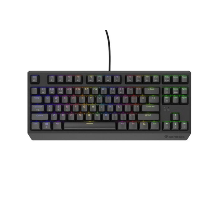 Tastature Genesis Thor 230 TKL Mechanical Outemu Brown Switches RGB - Black