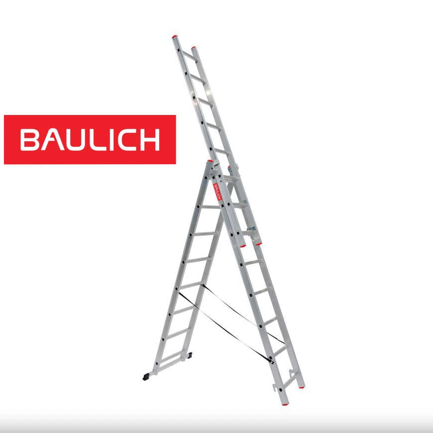 BAULICH 3×8 Trodelne Aluminijumske Merdevine PRO