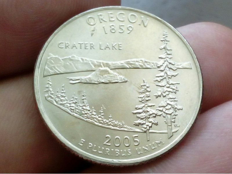 USA, 1\4 dolara 2005 Oregon