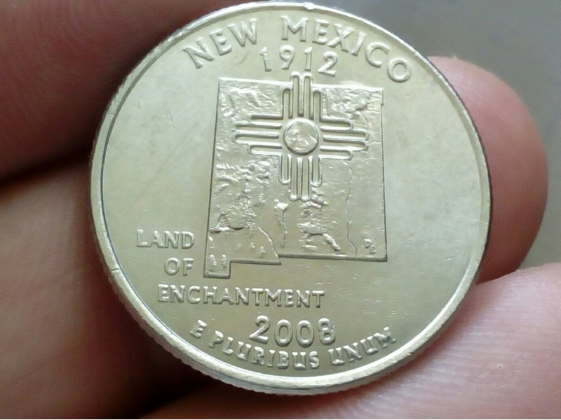 USA, 1\4 dolara 2008 New Mexico