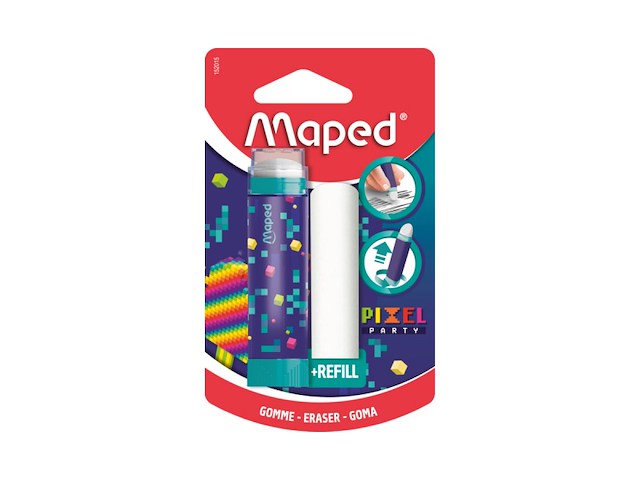 GUMICE ZA BRISANJE MAPED PIXEL STIK + REFIL