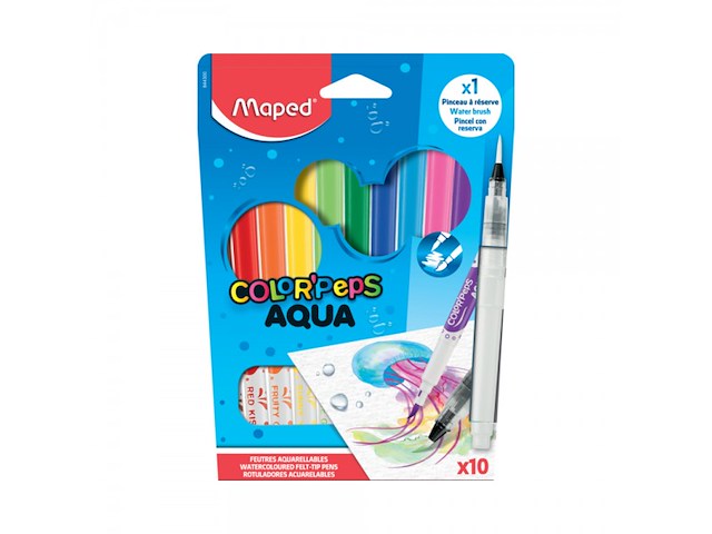 FLOMASTERI MAPED COLOR PEPS AQUA