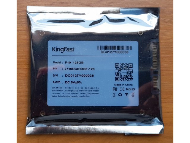 SSD KingFast 2.5` SATA 128GB