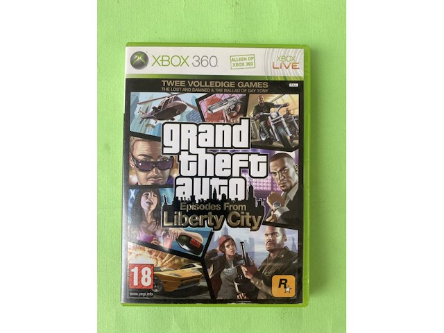 GTA Liberty City + Mapa - Xbox 360 igrica Full