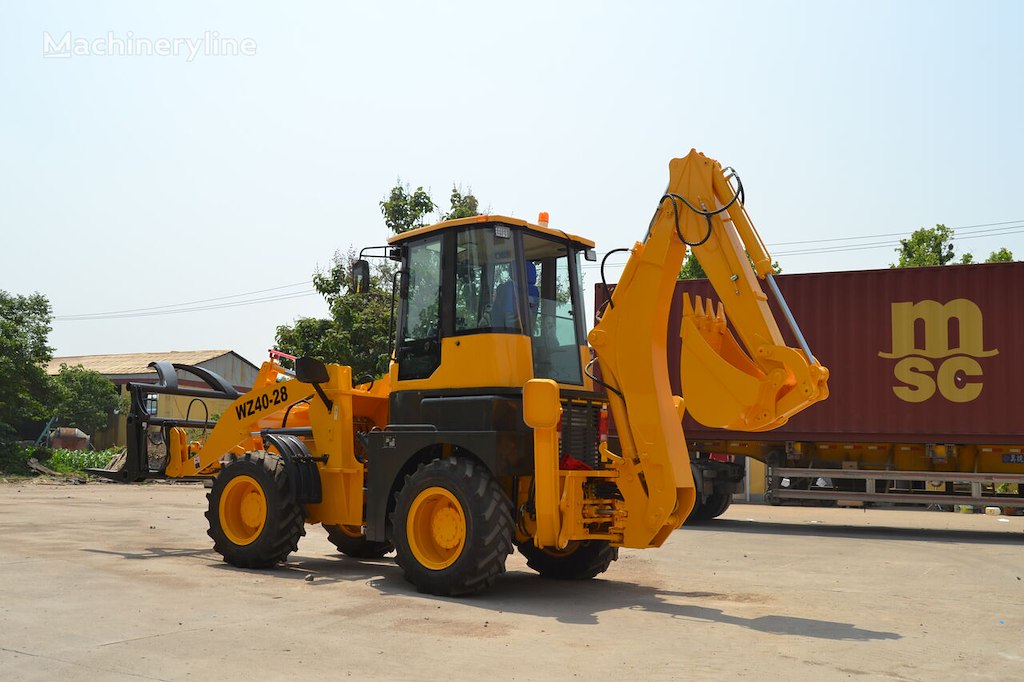 Multi-purpose backhoe loader with front loader and backhoe Chine bager-utovarivač