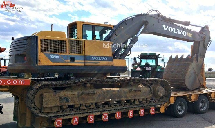 Volvo EC-280 bager guseničar po rezervnim delovima