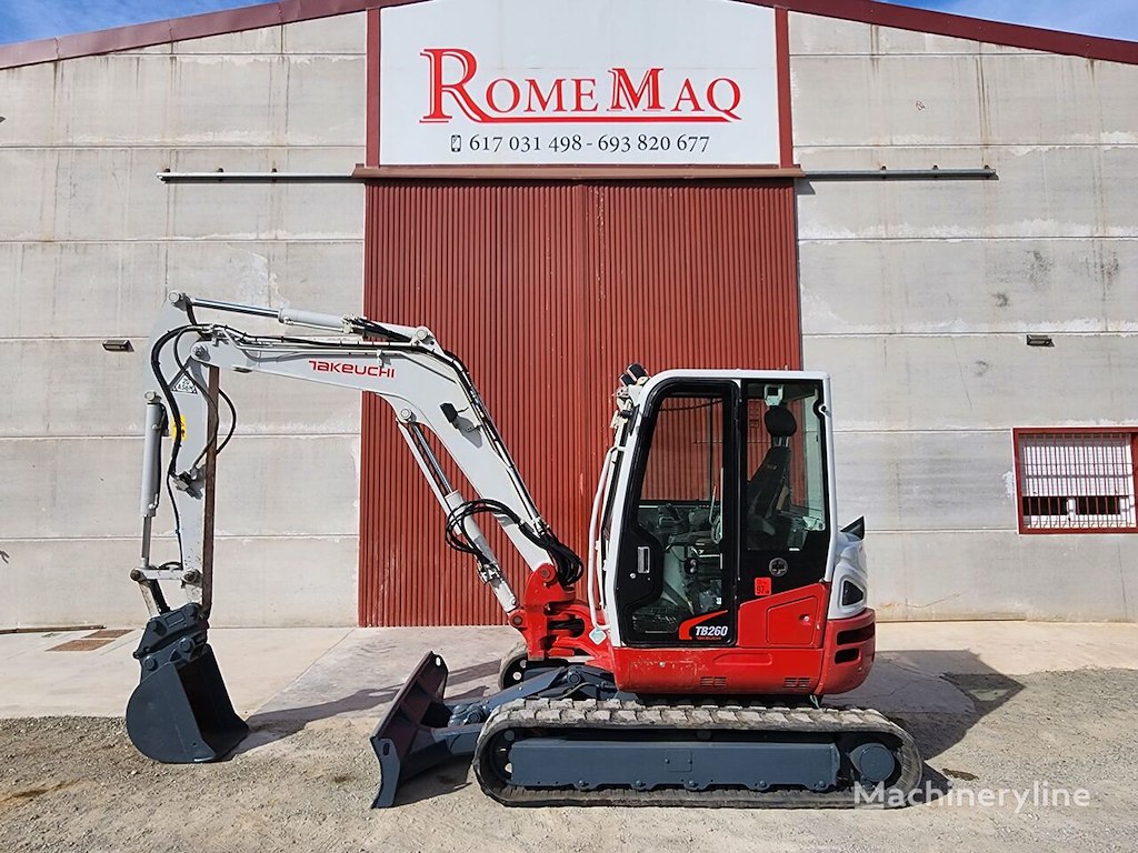 Takeuchi TB260 mini bager