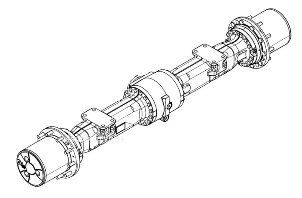 ZF 84285793 osovina za WE190B bagera
