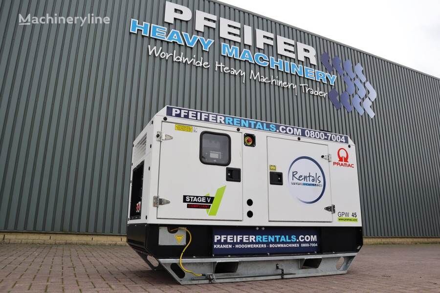 Pramac GPW45Y/FS5 Valid inspection, *Guarantee! Diesel, 4 diesel generator