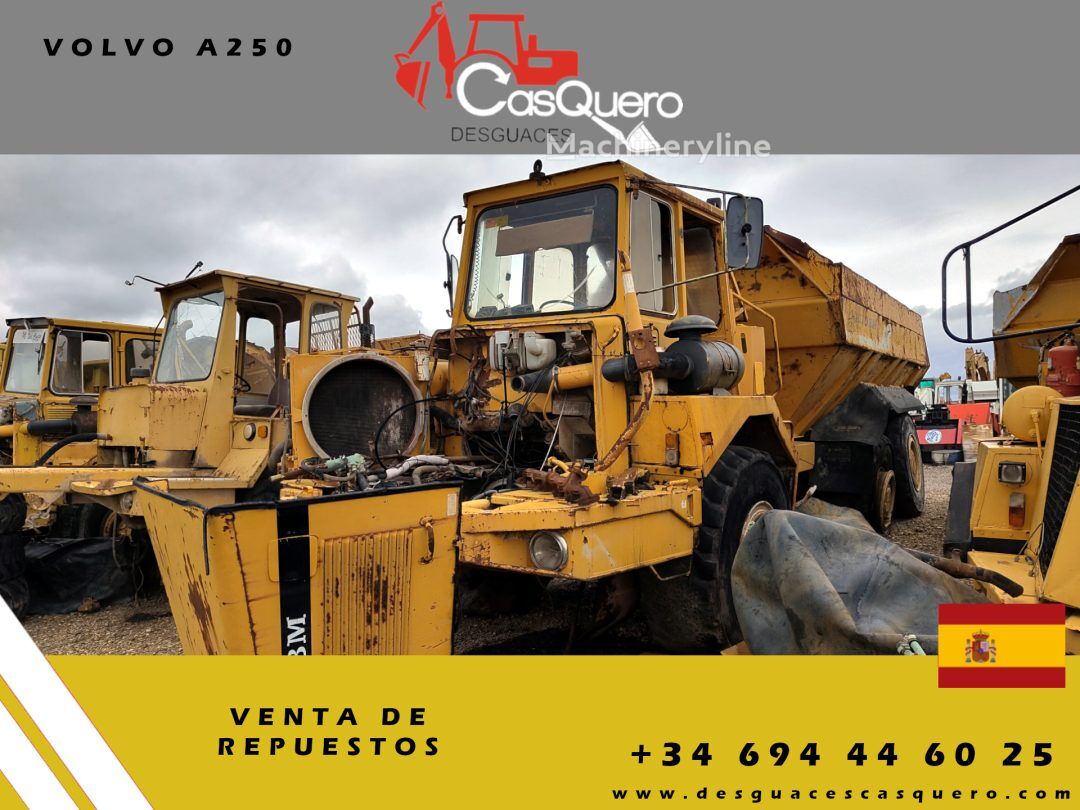 Volvo A250 zglobni damper po rezervnim delovima