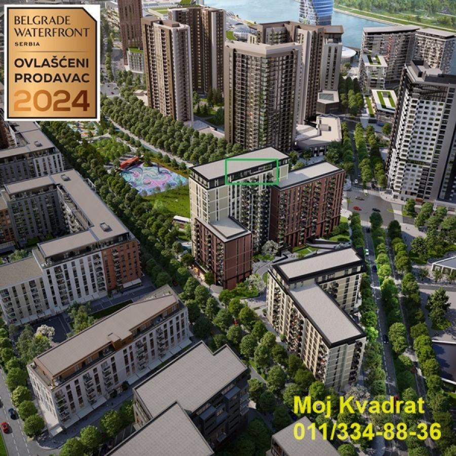 Savski venac, Belgrade Waterfront - BW King's Park Residence, 153m2 - PENTHOUSE - NO COMMISSION FOR THE BUYER!