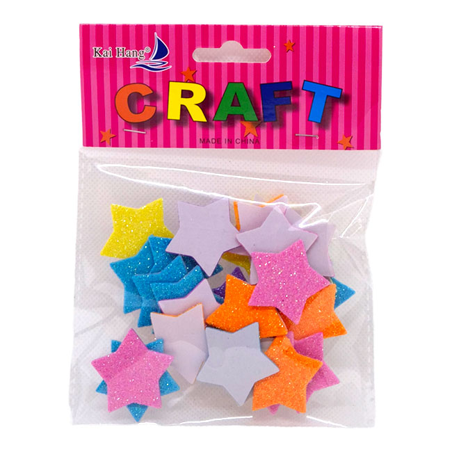 Craft eva gliter pastel mix
