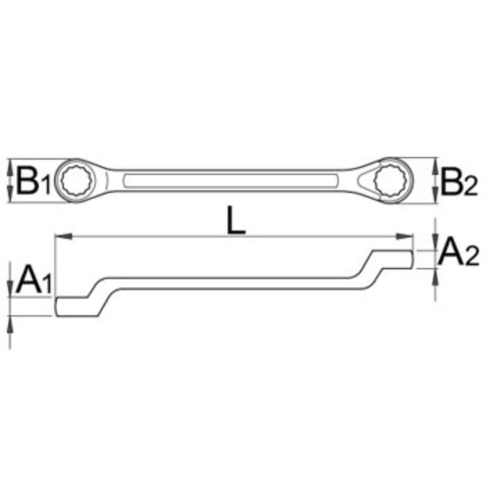 Unior – Ključ okasti 24×26 180/1 – 600529