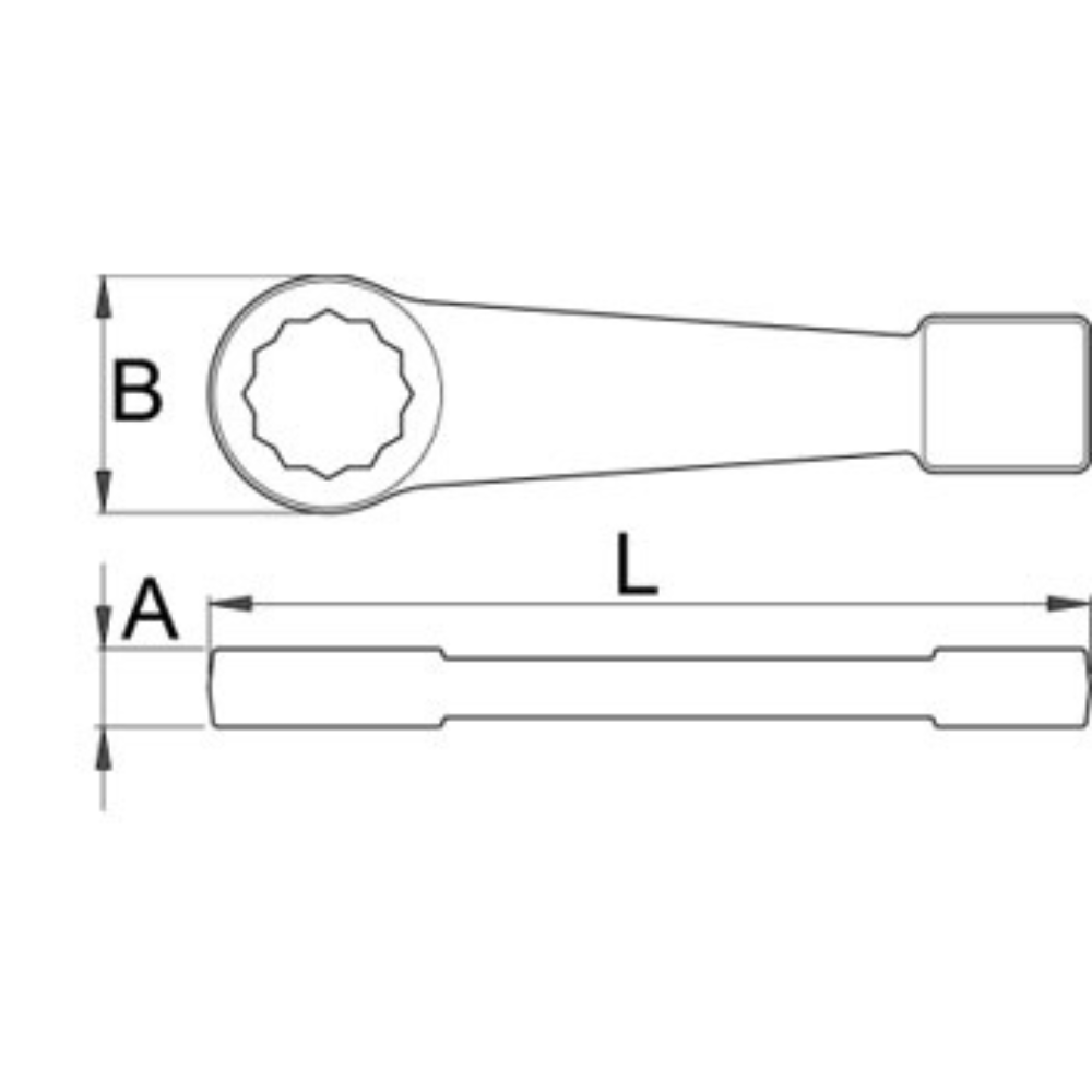 Unior – Ključ okasti udarni 1.3/8″ 184/7 – 620527