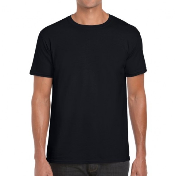 XL, Crna, muška majica, Gildan Softstyle