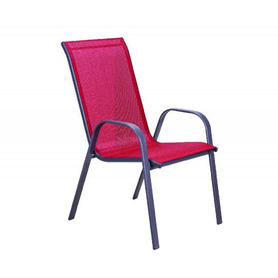 Baštenska stolica Como crvena