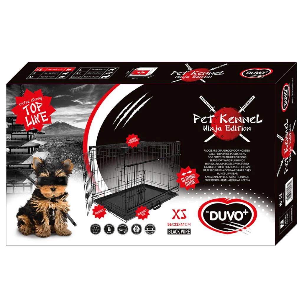 DUVO PLUS - Pet Kennel Ninja Edition
DUVO PLUS - Kavez za pse Ninja Edition sa kliznim vratima