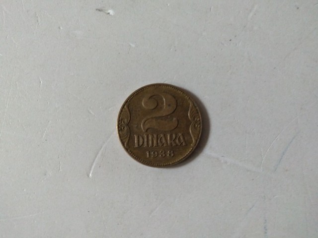 2 dinara 1938.