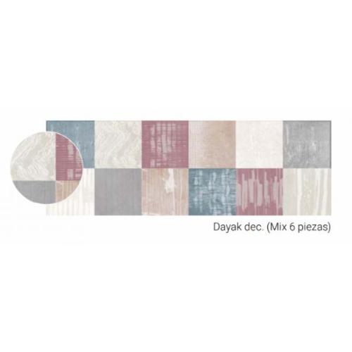 Dayak Decor Mix Rett 30x90cm zidna pločica