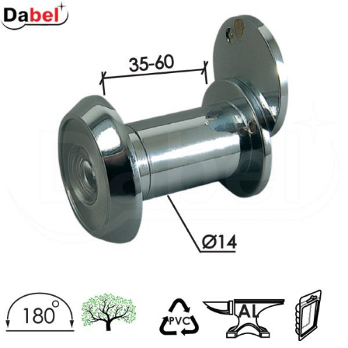 Dabel špijunka za vrata šp4033 hr fi14/35-60 mm/180