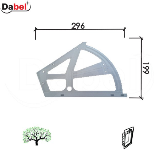 Dabel mehanizam za cipelar mc2 bela 199x296 mm 2 preg