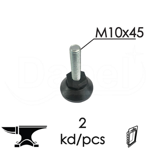 Dabel nivelacijska stopica NS01 Crna Mx10x45mm (2kom) DP1