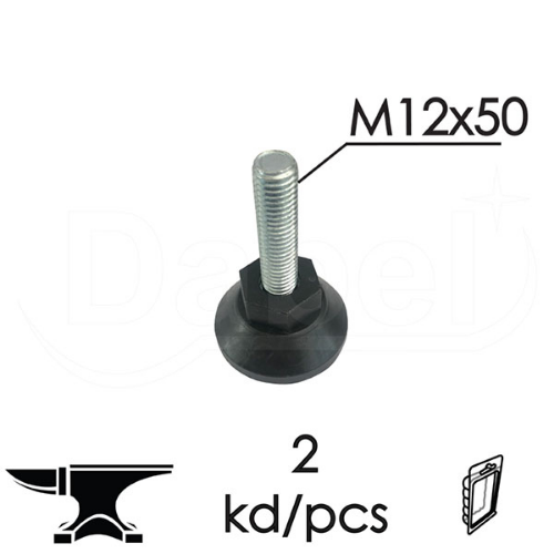 Dabel nivelacijska stopica NS01 Crna Mx12x50mm (2kom) DP1
