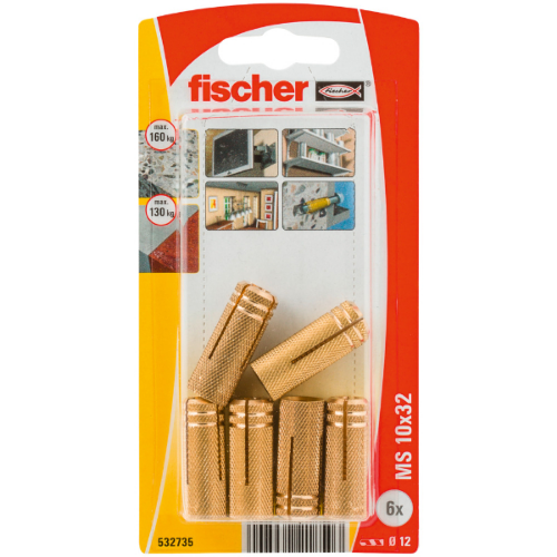 Fischer MS 10x32 K NV mesingani tipl