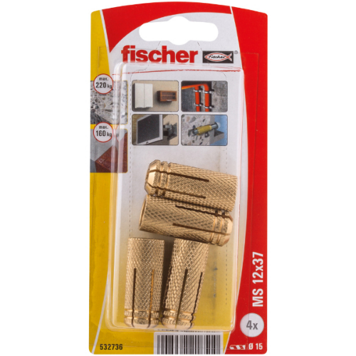 Fischer MS 12x37 K NV mesingani tipl