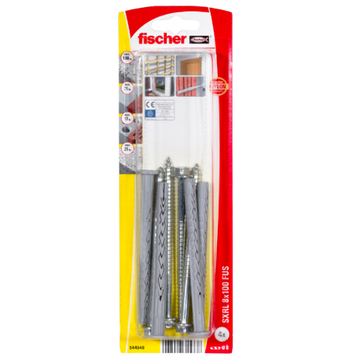 Fischer SXRL 8x100 FUS K NV tipl sa produženim telom i vijak