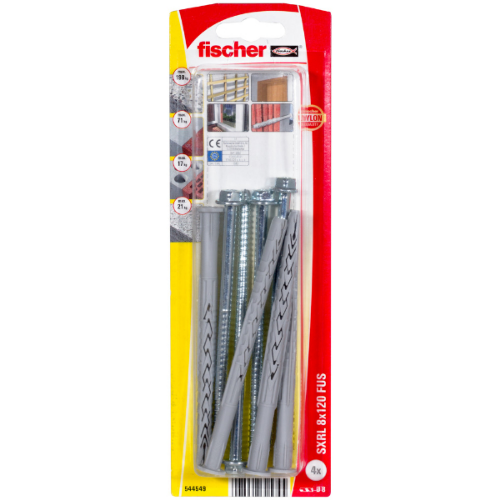 Fischer SXRL 8x120 FUS K NV tipl sa produženim telom i vijak