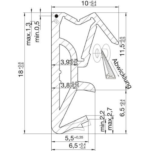 Dihtung guma centralna TPS SP 125 SW crna metar