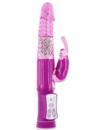 Glamy rabbit tickler usb pink