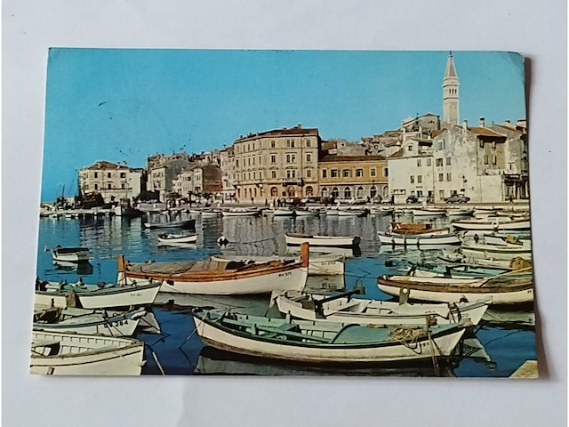 Rovinj - Čamci - Hrvatska - Putovala 1967.g -