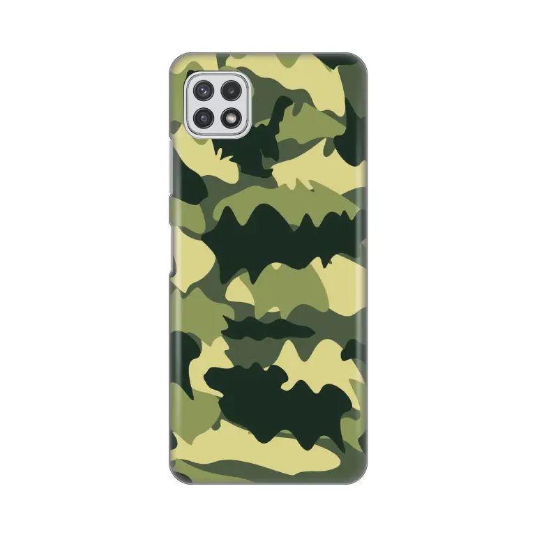 TELEMPIRE Silikonska maska za telefon Print Skin za Samsung A226B Galaxy A22 5G Army maslinasta