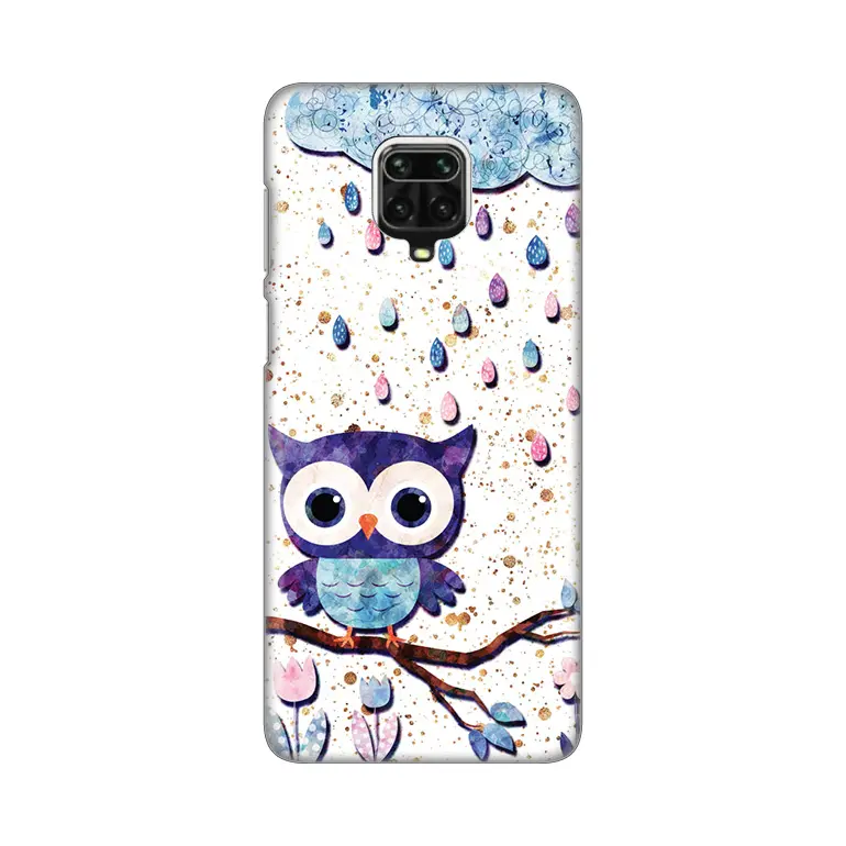 Silikonska maska za Xiaomi Redmi Note 9 Pro/Note 9 Pro Max/Note 9S Owl Print Skin šarena