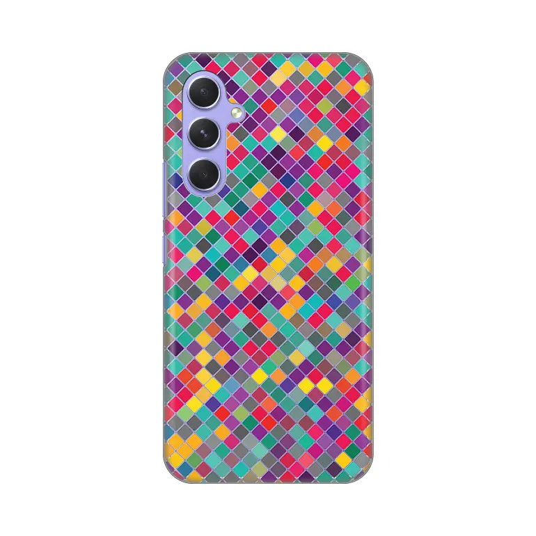 Silikonska maska za Samsung A546B Galaxy A54 5G Colorful cubes Print Skin šarena