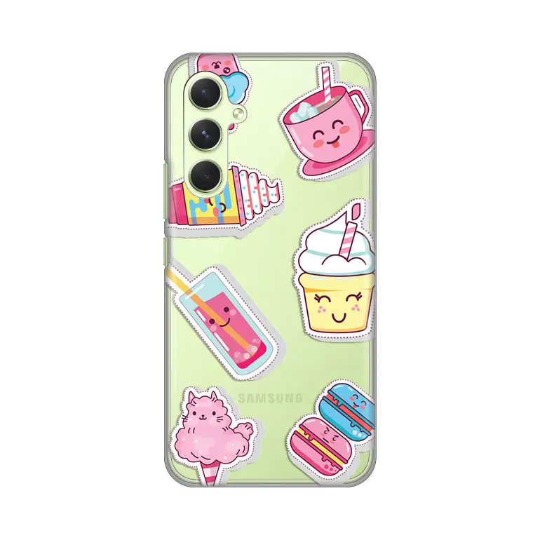 Silikonska maska za Samsung A546B Galaxy A54 5G Ice cream Print Skin providna