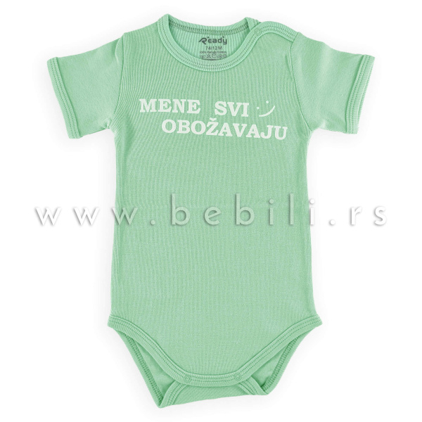 Ready Pamučni bodić za bebe sa natpisom