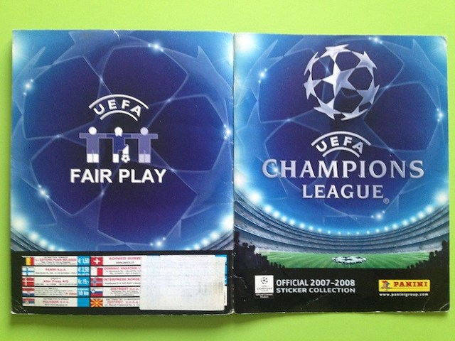 Champions League 2007/2008, Album 551/552, fali 1