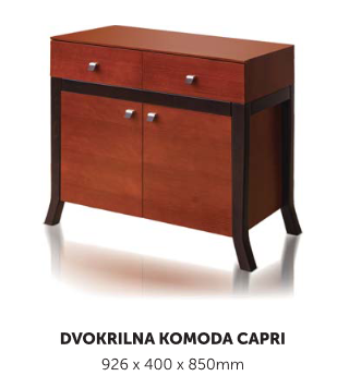 Dvokrilna Komoda Capri