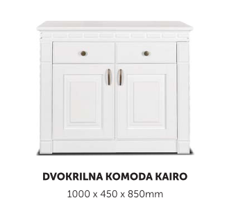 Dvokrilna Komoda Kairo