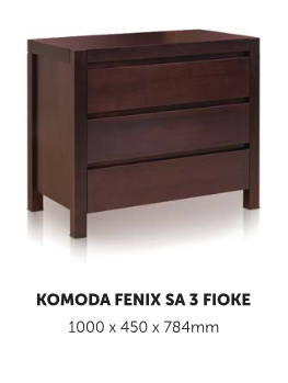 Komoda Fenix sa 3 Fioke