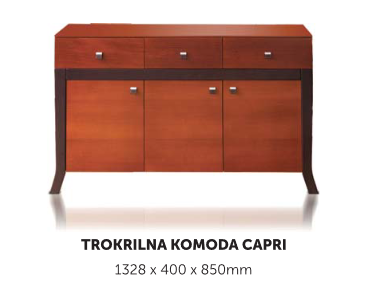 Trokrilna Komoda Capri