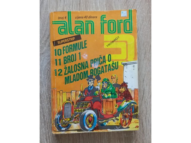 Alan Ford Trobroj Broj 4 Vjesnik