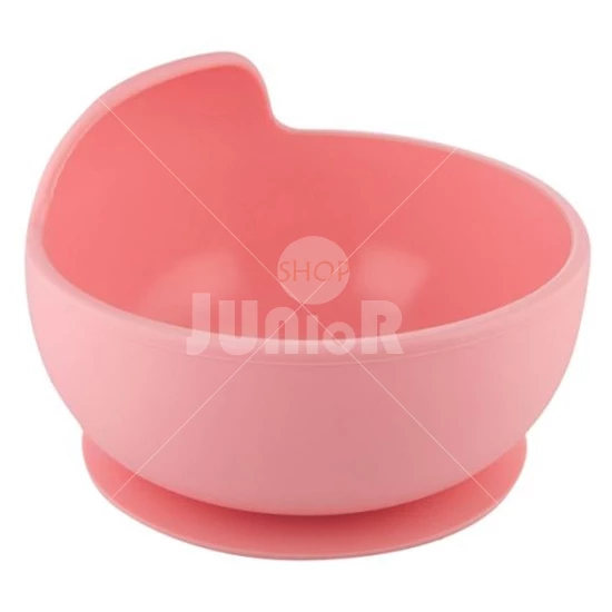 Canpol babies silikonska činija sa prijanjajućim dnom 330 ML Pink
