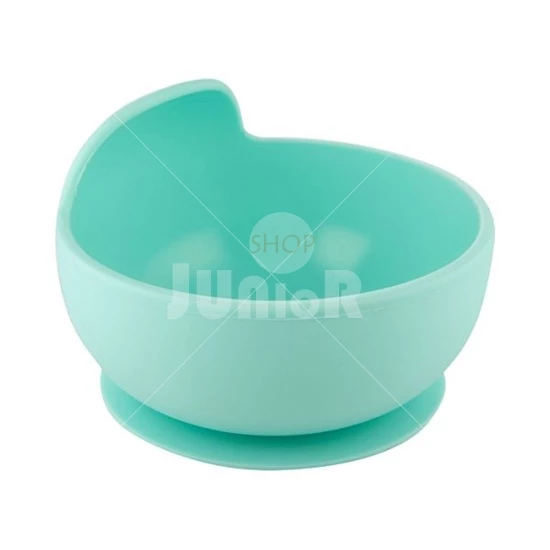Canpol babies silikonska činija sa prijanjajućim dnom 330 ML Turquoise