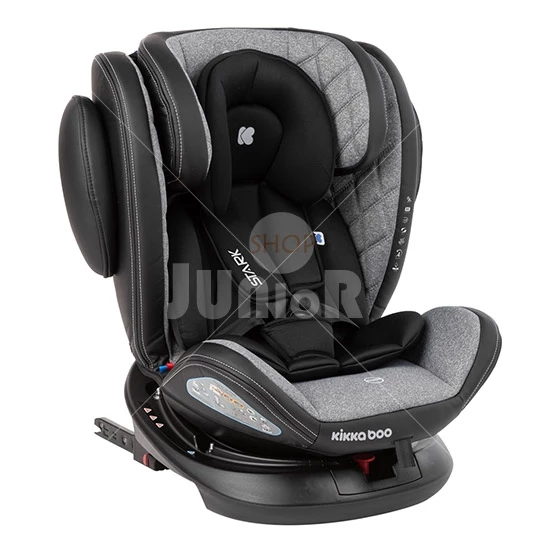 Kikka Boo Autosedište 0-1-2-3 (0-36 kg) STARK ISOFIX light grey