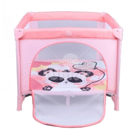 Kikka Boo Prenosiva ogradica Enjoy Panda Pink